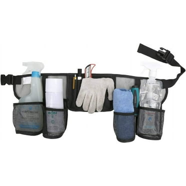 Bucket Boss Mullet Buster 3 Tool Bag Tool Belt with Suspenders, in Grey ...