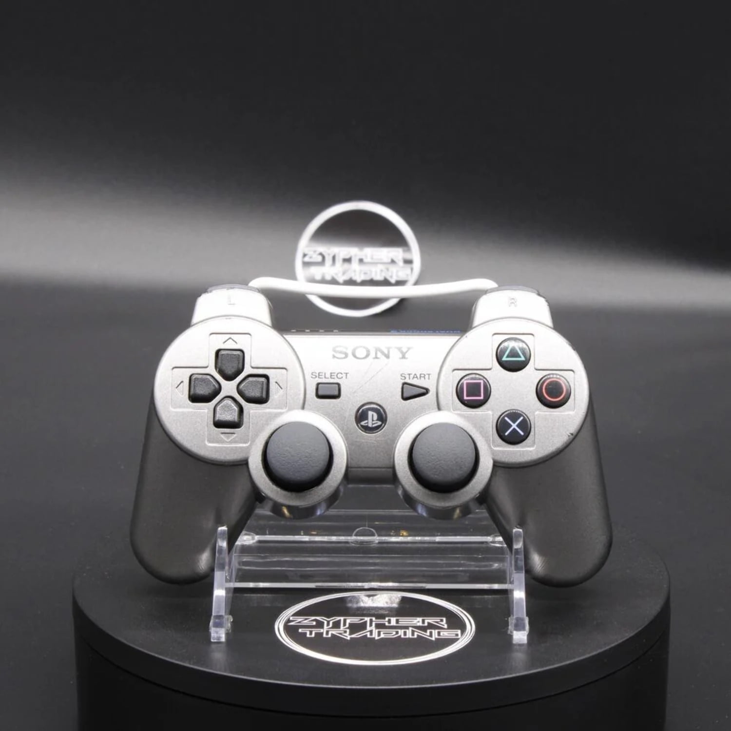 Restored DualShock 3 Controller PlayStation 3 OEM Metallic Grey 2013 ...