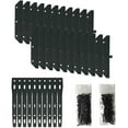 Nuvo Iron LSB48 Hardware System-Holds up to 11 Boards Louver, Black - Walmart.com