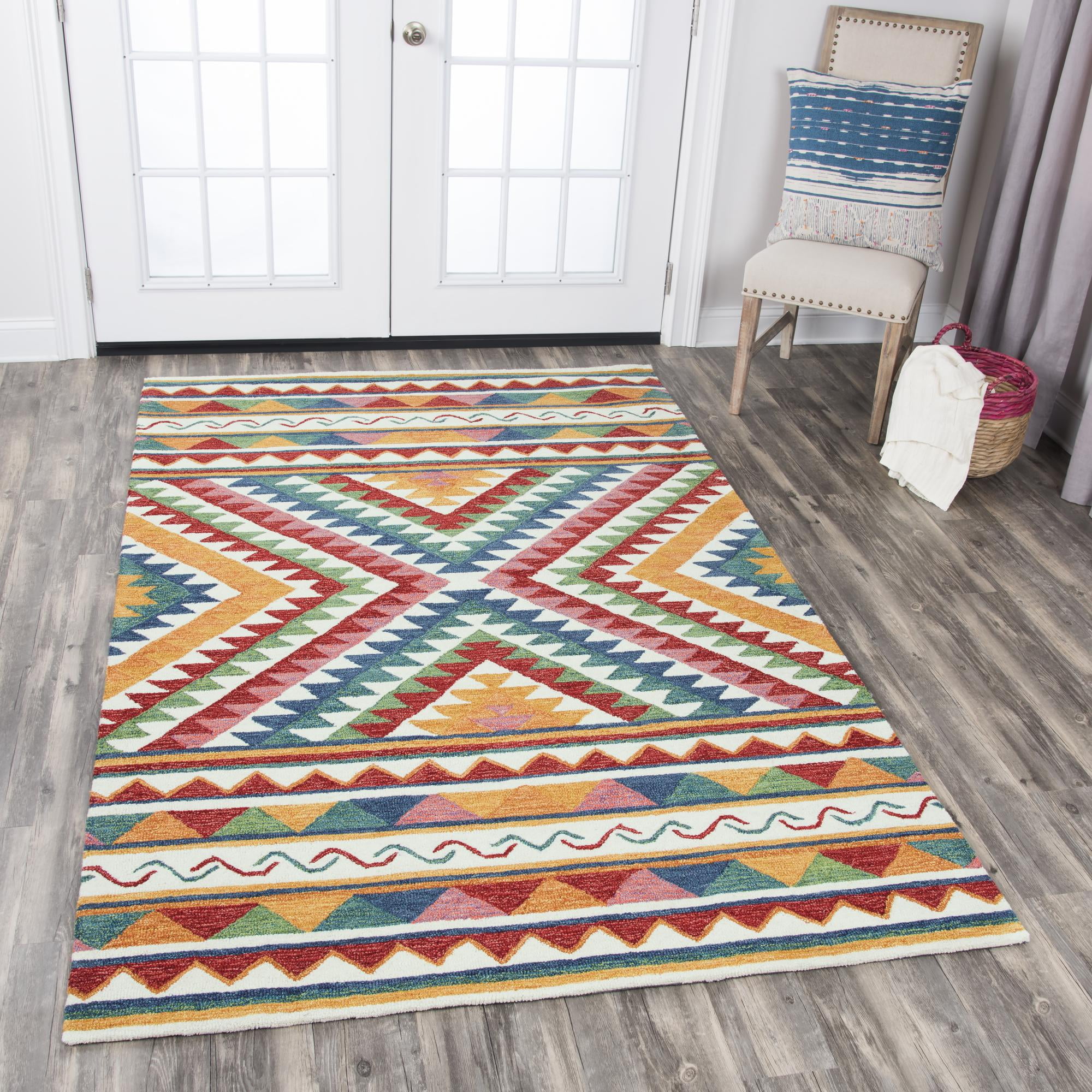 Rizzy Home ZI023B Natural 10' x 13' Hand-Tufted Area Rug - Walmart.com ...