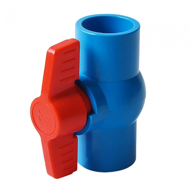 PVC Ball Valve Two Way Straight Compact T Handle Water Shut Off Valve ...