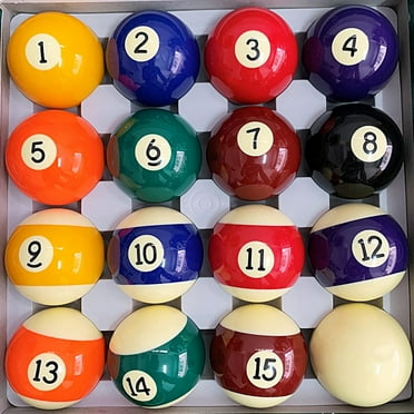 Number 1 Pool Ball - Regulation Size 2 1/4 Inch Billiards Pool Balls ...