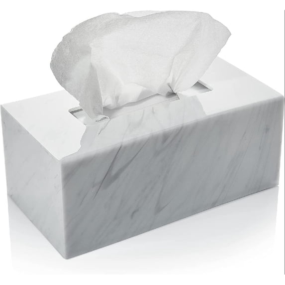 Acrylic Tissue Box Holder, Clear Tissue Box Dispenser for Facial Tissue ...
