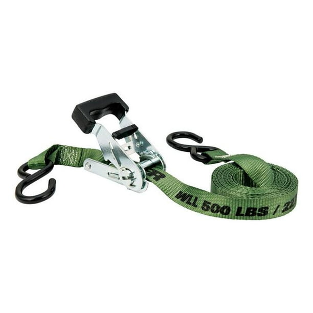 2PC Keeper 1 In W X 12 Ft L Green Tie Down Strap 500 Lb 1 Pk 2pc-keeper-1-in-w-x-12-ft-l-green-tie-down-strap-500-lb-1-pk