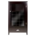 Winsome Wood Bordeaux 25-Bottle Modular Wine Cabinet, Espresso Finish ...