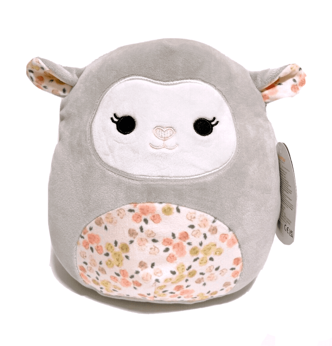 Squishmallows 2023 Easter Squad B 8" Elea the Floral Belly Lamb Plush ...