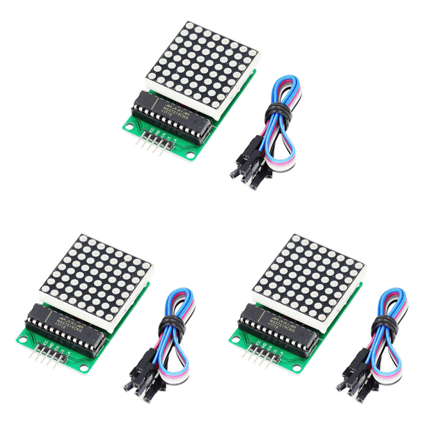 Módulo Puntos MAX7219 8x8 Módulo Control Pantalla LED MCU 5V Con ...