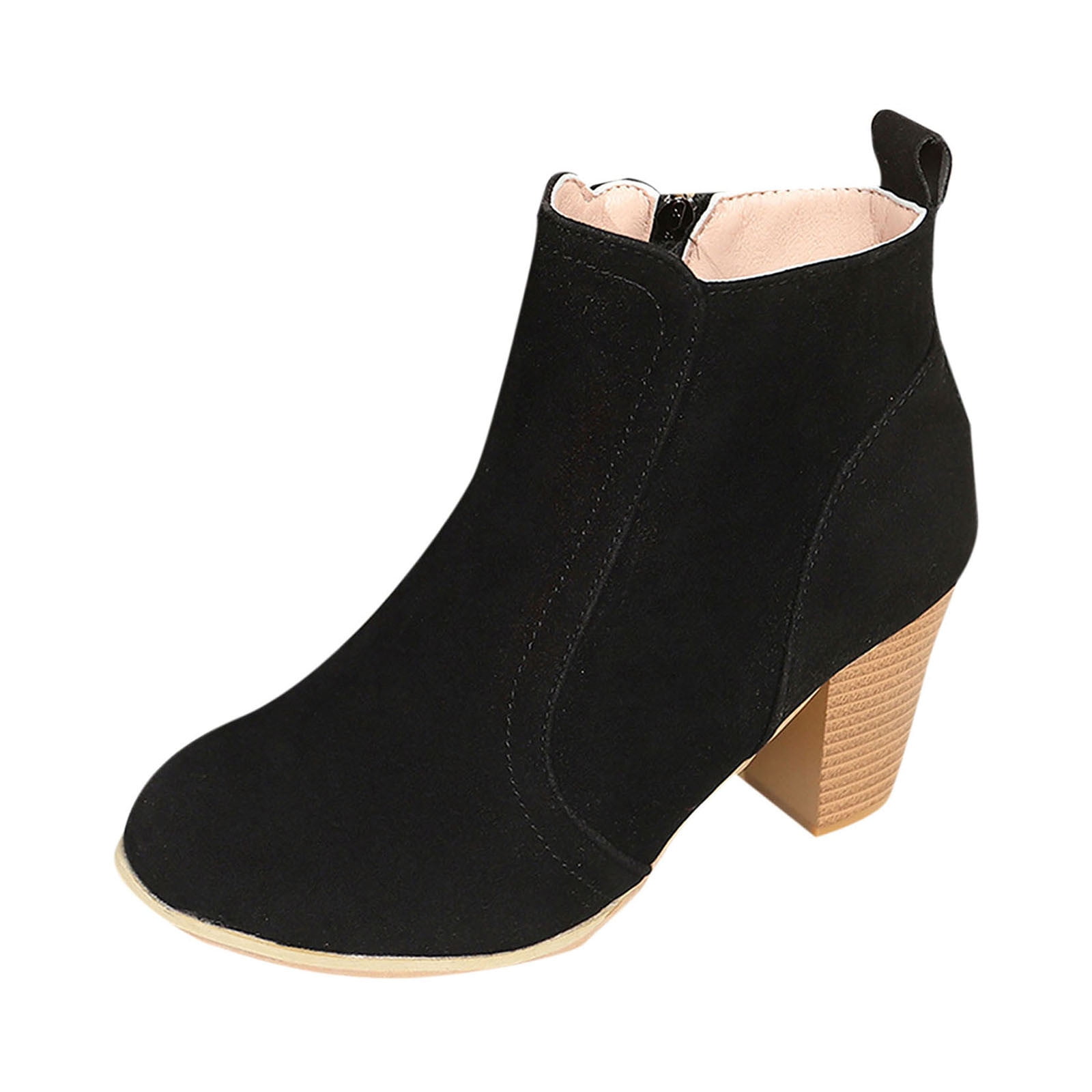 Click here for Rxmekw Ankle Boots For Women With Block Heel And S... prices