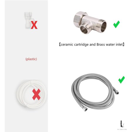 Bidet Attachment - Left Hand Non-Electric Bidet Toilet Seat Attachment ...