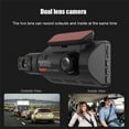 2 Pack 1080P Full HD Car Dash Cam Front And Inside Camera Car DVR ...
