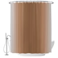 Art Coffee Brown Shower Curtain Set with Hooks, Vintage White Brown ...