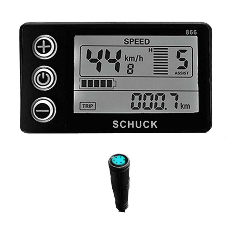 Ebike S866 LCD Display Meter Electric Bicycle 24V 36V 48V Panel ...