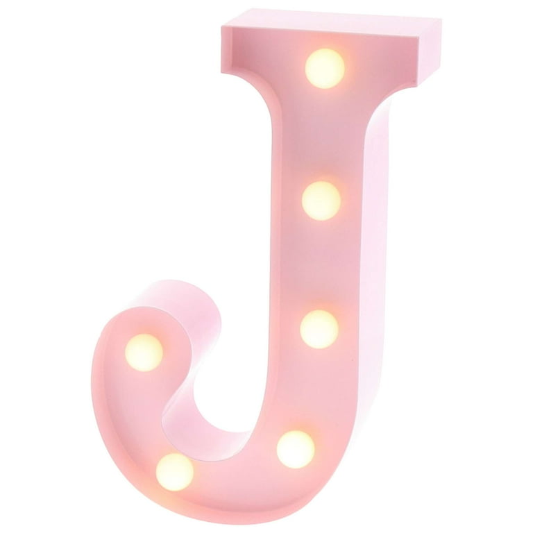 The Letter J In Pink