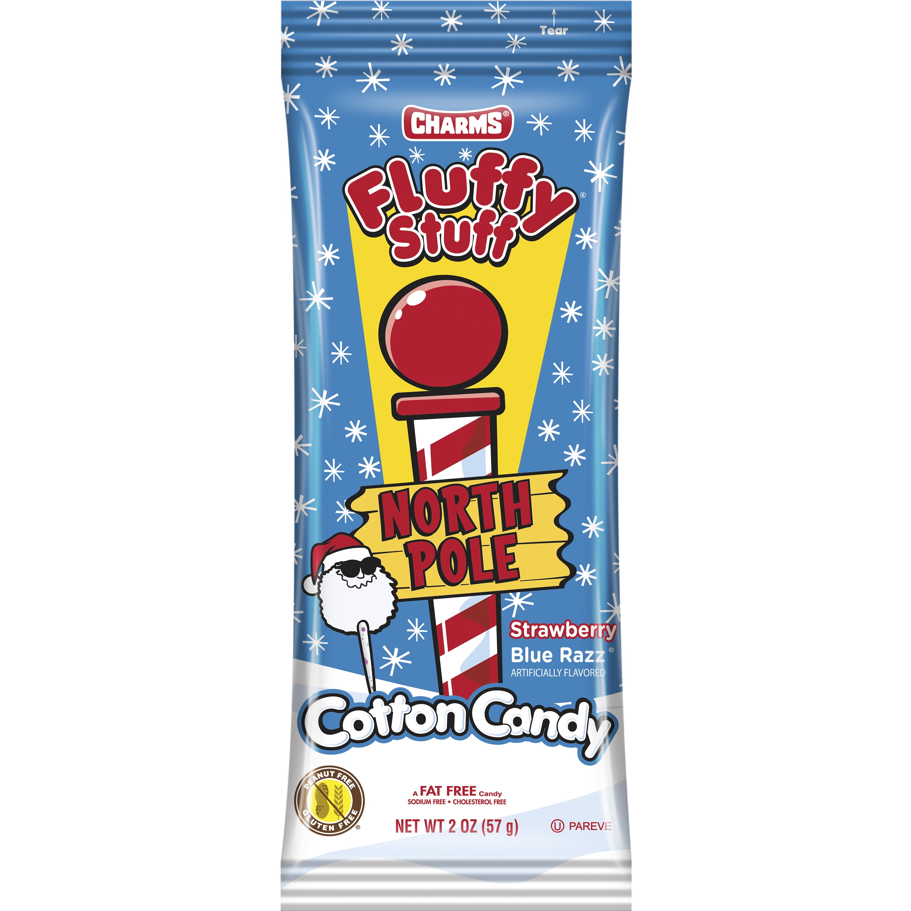 CANDY FLUFFY STUFF COTTON CANDY 2 OZ FAT FREE - Walmart.com