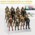 6 inch Action Figure Display Stand Shelf with Pegs for 1/12 MOTU/DC ...