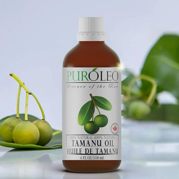 PUROLEO Tamanu Oil 4 Fl Oz/120 ML (Packed In Canada) 100% Pure ...