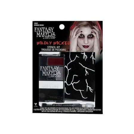 Wet n Wild Fantasy Makers Wildly Wicked Stencil Kit - 12821 Zombie ...