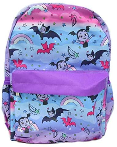 Disney Vampirina Purple Backpack 16" All-Over Print - Walmart.com