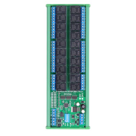20 Channel Relay Board, Multifunctional Relay Control Module Settable ...