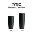 Rtic 20 Oz Ceramic Lined Everyday Tumbler Spill Resistant Straw Lid