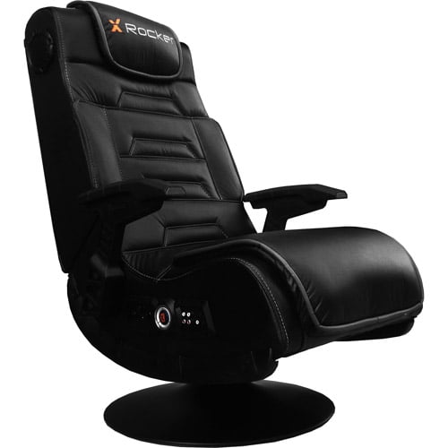 X Rocker Pro Series Standfuß 2 1 Wireless Audio Gaming Chair Schwarz