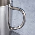 400ML Stainless Steel Coffee Mug Double Layer Anti-Scalding Cup ...