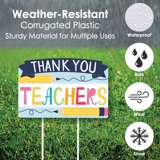 Big Dot of Happiness Teacher Appreciation - First and Last Day of ...