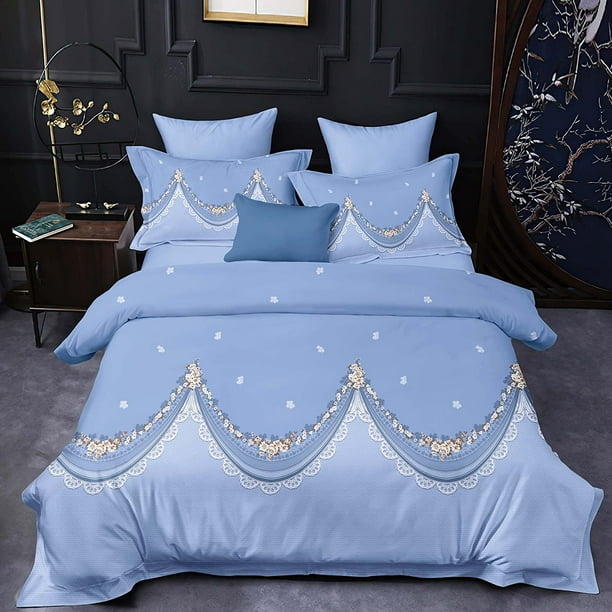 Shatex Fluffy Comforter 3 Pieces All Season Bedding Comforter Set Queen ...