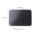 Metal Aluminum Fast Safe Food Meat Defrosting Thawing Tray Plate Home ...