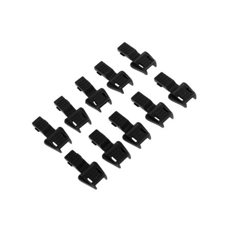 10 Pieces Plastic Zipper Puller End Cord Slider Fastener Pull Lock Zip ...