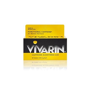 Vivarin Caffeine Alertness Aid 40 Tablets (Each) - Walmart.com