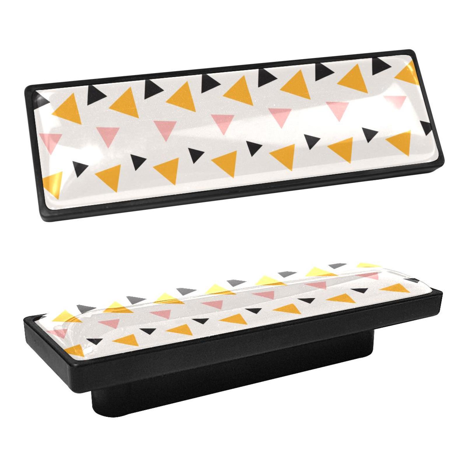 4 Pcs Rectangle Cabinet Handle Cupboard Knob Drawer Pulls Handle ...