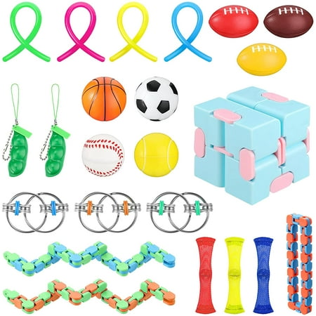 22 Pieces Sensory Fidget Toys Set Stress Relief Fidget Toys Anti ...