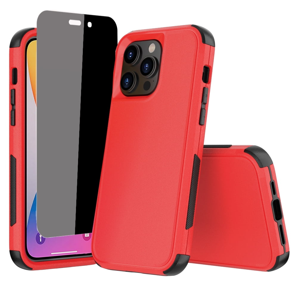NIFFPD iPhone 14 Pro Max Case with Screen Protector（Anti Spy Privacy ...