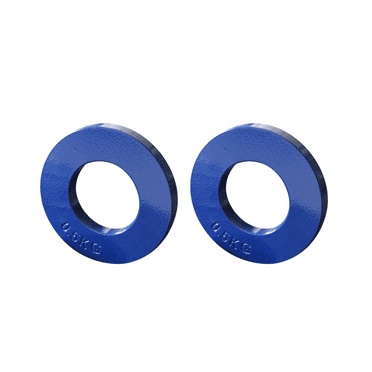 Athletic Works 25lb Black Cast Iron Weight Plate for Barbell Sets ...