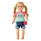 My Life As Mint Shirt & Denim Shorts Outfit for 18” Doll - Walmart.com