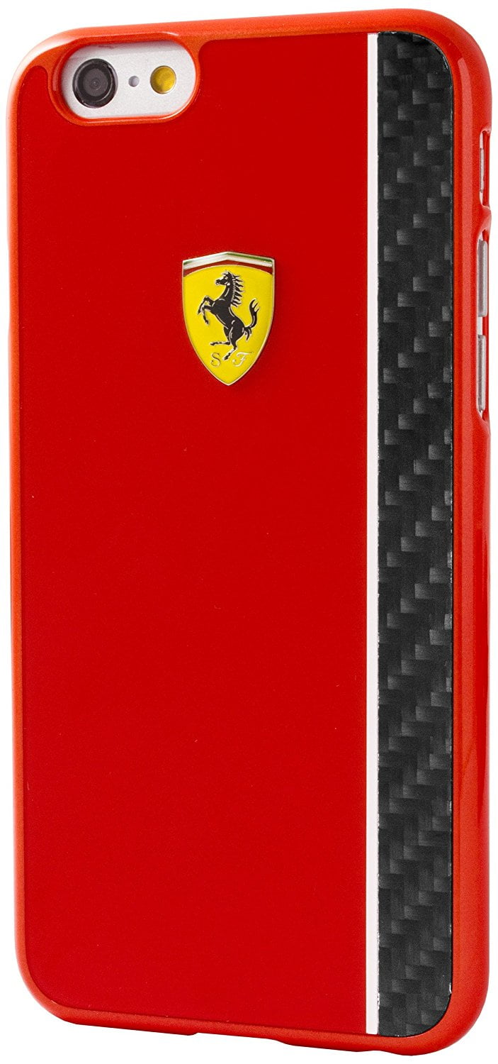 Ferrari FECBSHCP6LRE Scuderia Hard Case Glossy & Carbon Plate for ...
