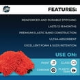 The Rag Company, Microfiber Car Wash Mitts, 2 Pack, Red - Walmart.com