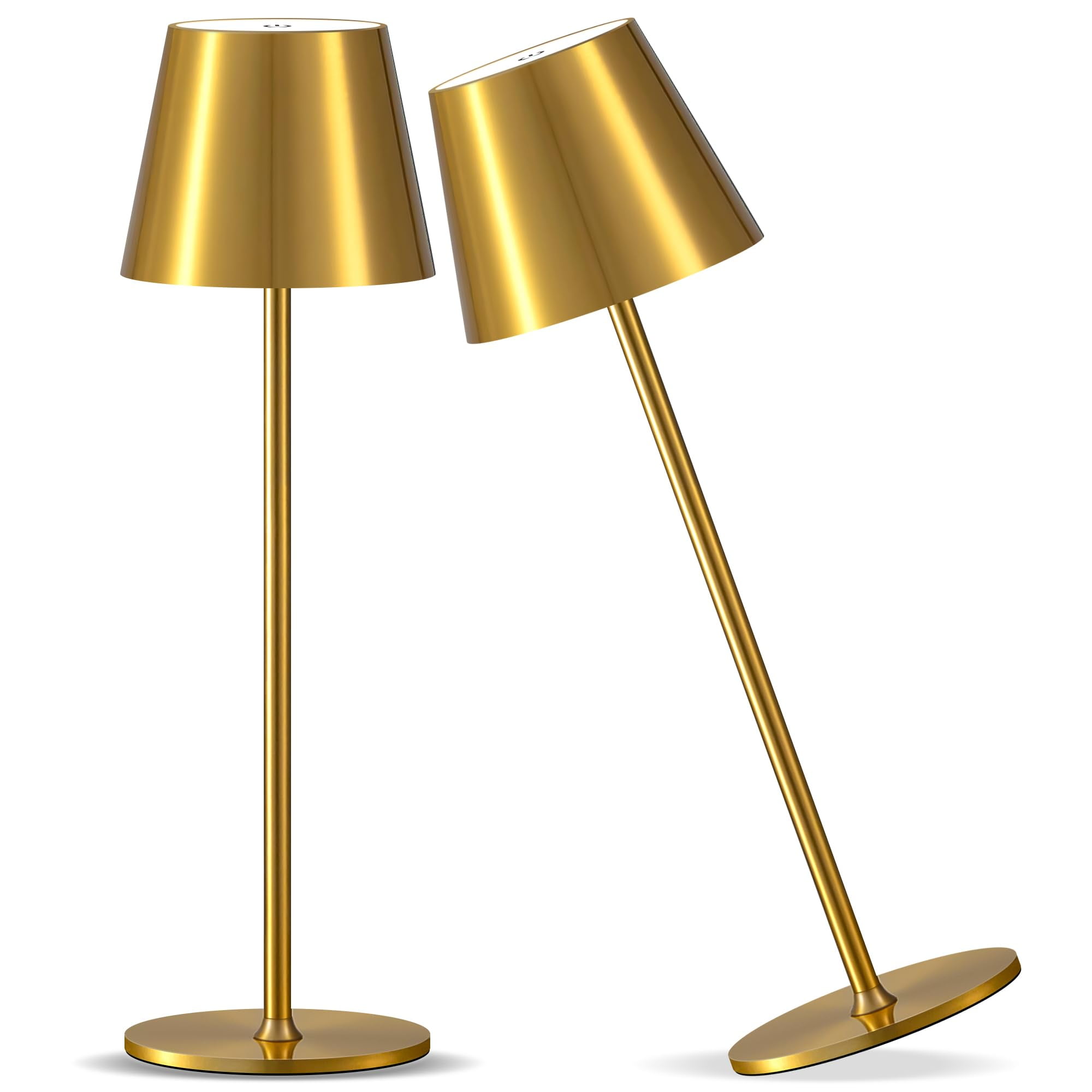 Click here for Shellhome Gold Cordless Table Lamps Set Of 2  Adju... prices