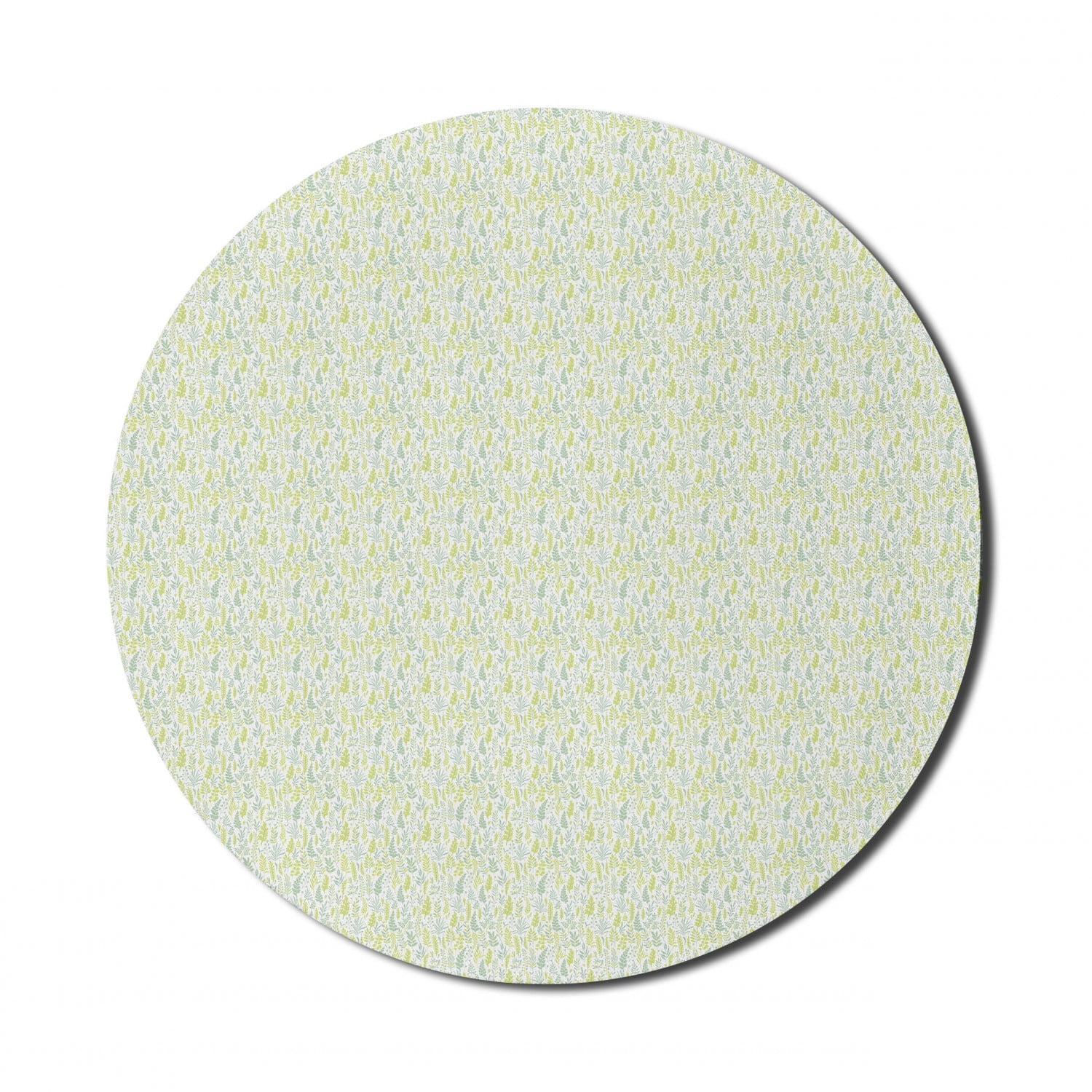 Nature Mouse Pad for Computers, Botanical Pattern with Bicolour ...