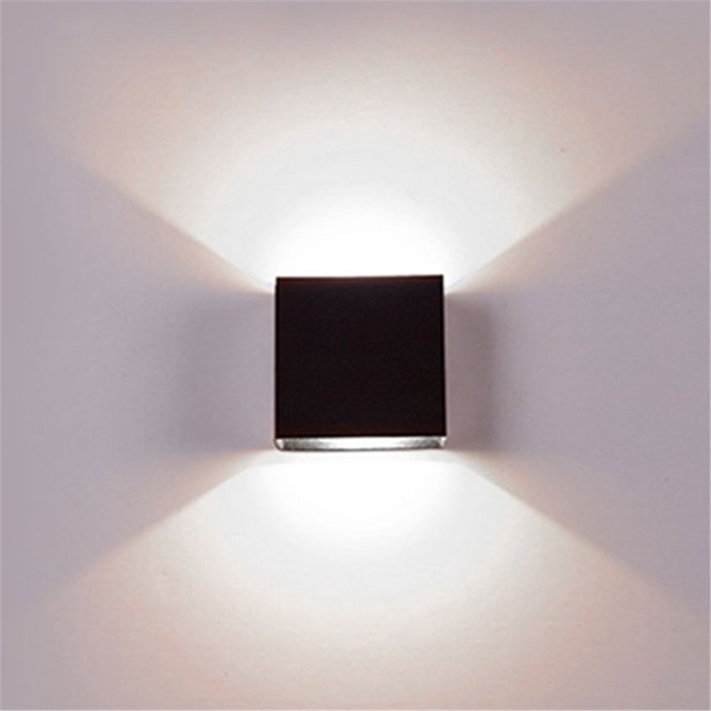 chock LED Cube Exterior Aluminum Modern Fixture Wall Lamp - Walmart.ca