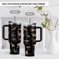 Boys and men dinosaur gifts, 30-ounce travel mug with handle and straw ...