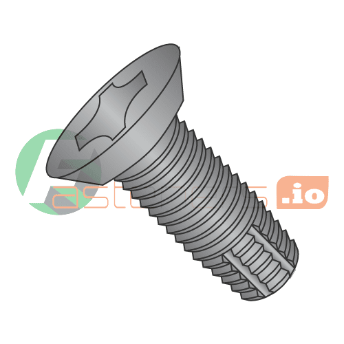 4-40 x 5/16" Type F Thread Cutting Screws / Phillips / Flat Undercut ...