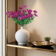 14.11In Artificial Trumpet Vine Flowers Faux Morning Glory Bush Plastic ...