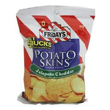 T.G.I. Friday's Cheddar & Bacon Flavor Potato Skins Chips with Cheese ...