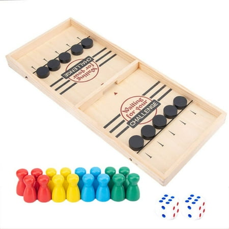 2 in 1 Chess Toy, Kids 2 in 1 Slingshot Flying Chess Board Indoor Desk ...