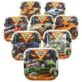 Dinner Plates, 9 Inch, 8-Pack - Monster Truck Variety Pack with , Toro ...