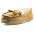 Arctic Shield Women's Plush Faux Fur Moccasin Slippers, Memory Foam ...