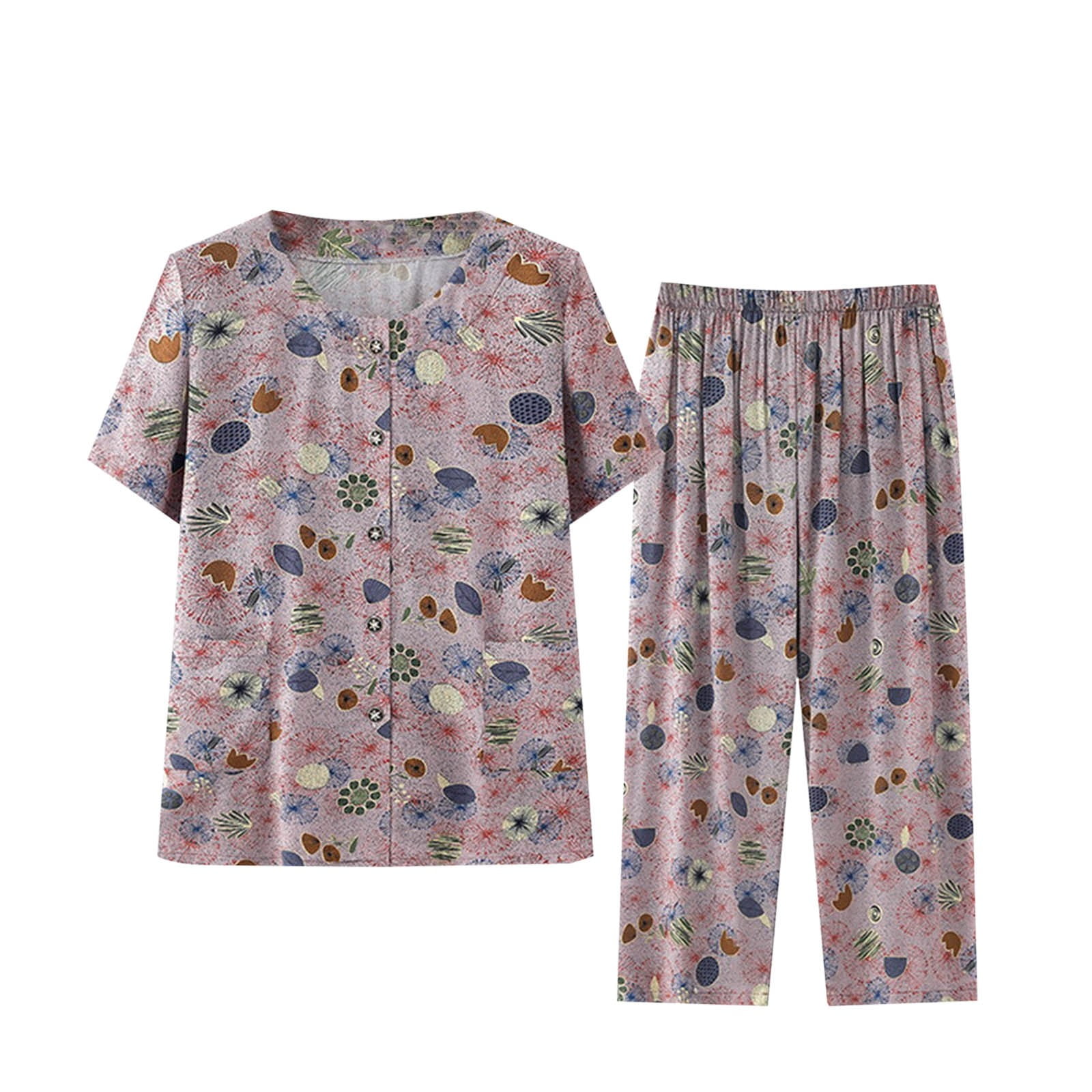 Click here for Rbaofujie Women Nightgown Women Print Casual Round... prices