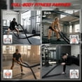 Battle Rope 1.5 Inch x 30 FT Black Sport Training Aid - Walmart.com